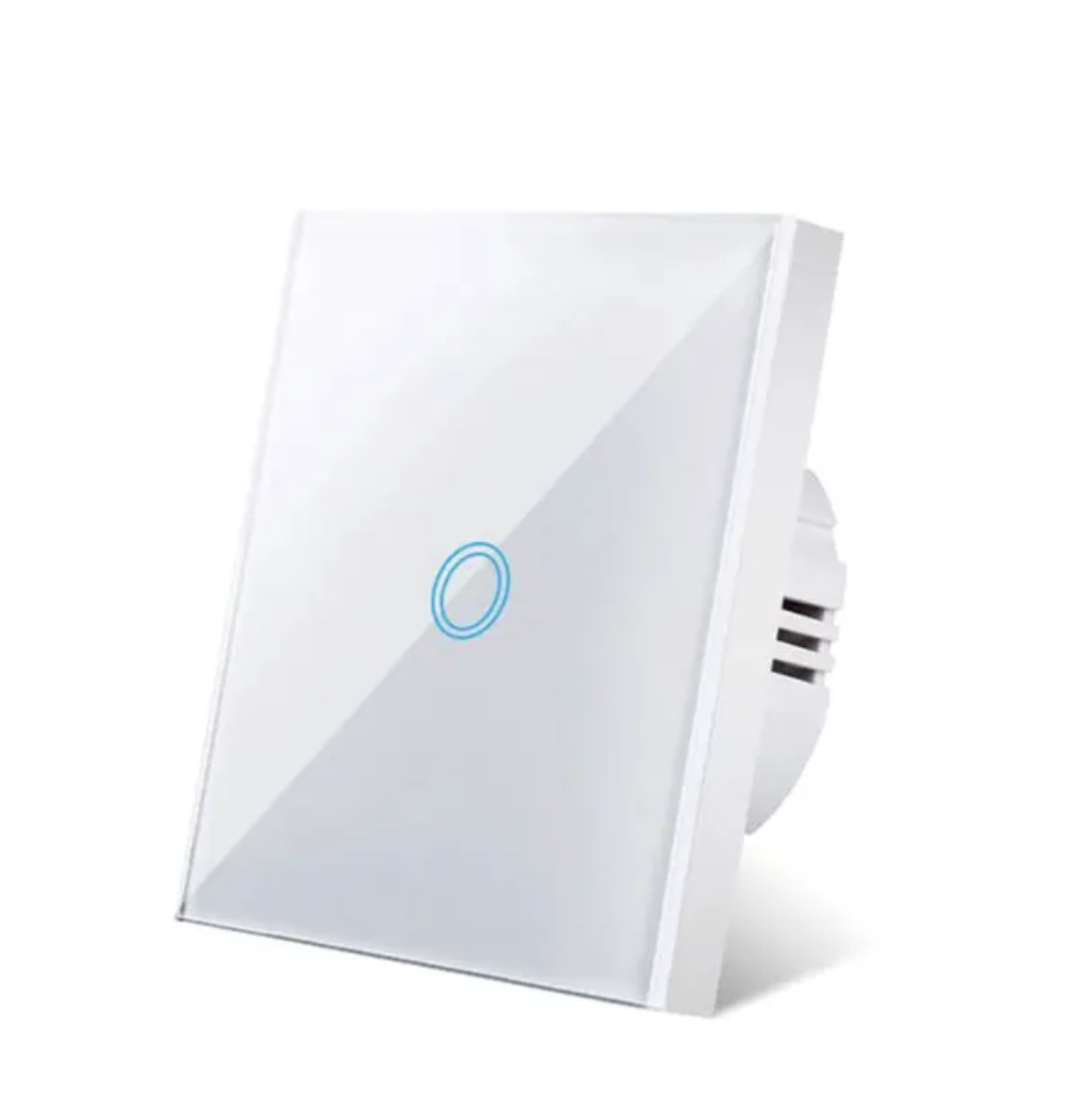 1/2/3Gang Light Touch Switch LED Panel Tempered Glass Wall Screen Press ...