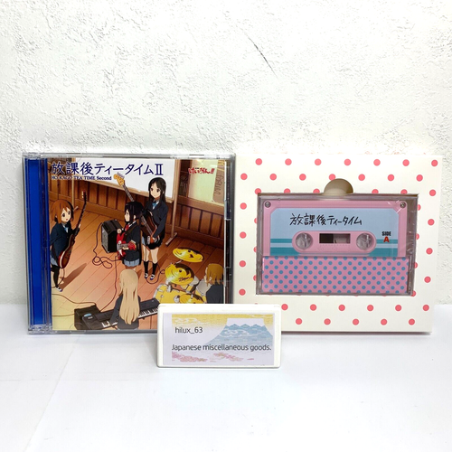 K-ON Houkago Tea Time HTT Japan Anime Album 2CD+1Cassette Tape limited ...