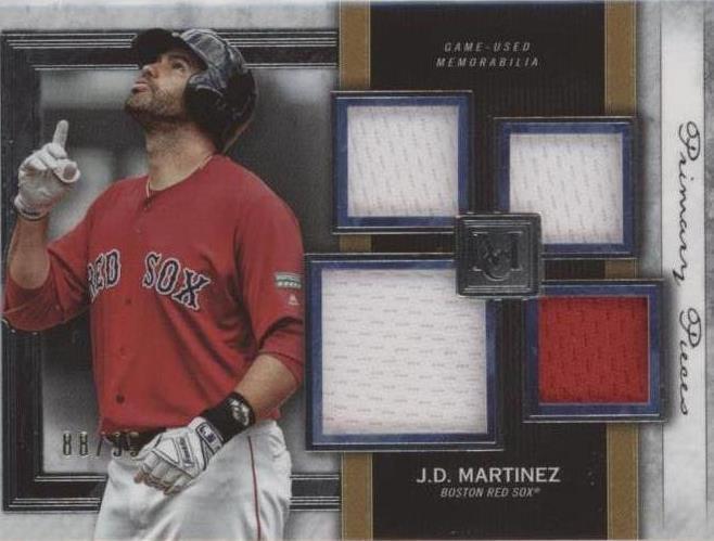 2020 Topps Museum Collection - Single Player Primary Pieces Quad Relics ...