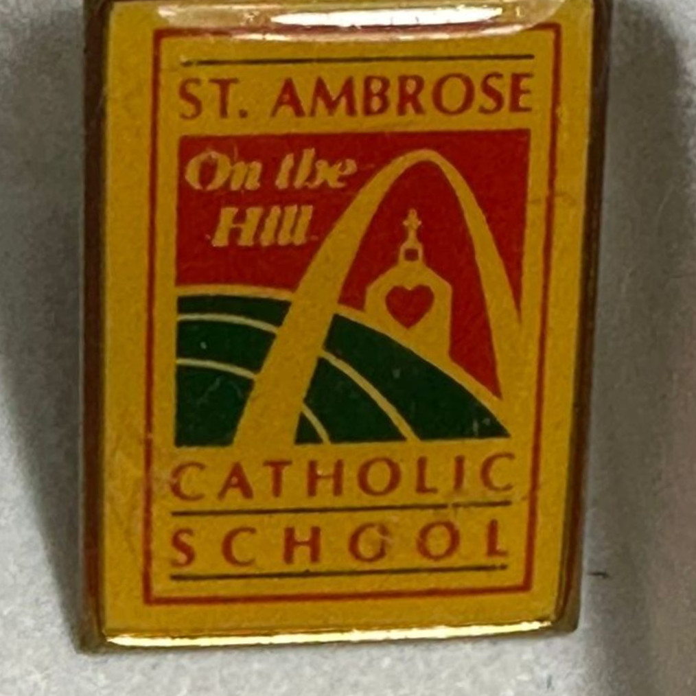 MISSOURI St. Louis Ambrose on the Hill Catholic School Vintage Tack Pin ...