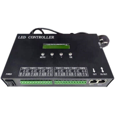 H807SA SD Card Programmable LED Controller 8 Output Pixel Controller ...
