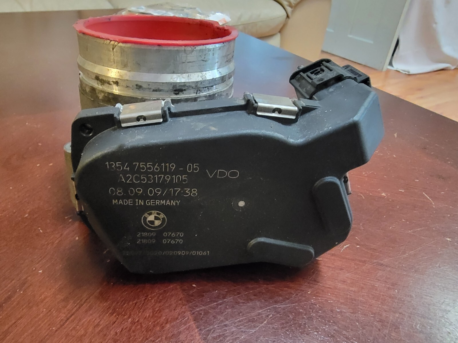 13547556119-05 Throttle Body sDrive35is 3.0L Twin Turbo 2009 BMW 535i ...