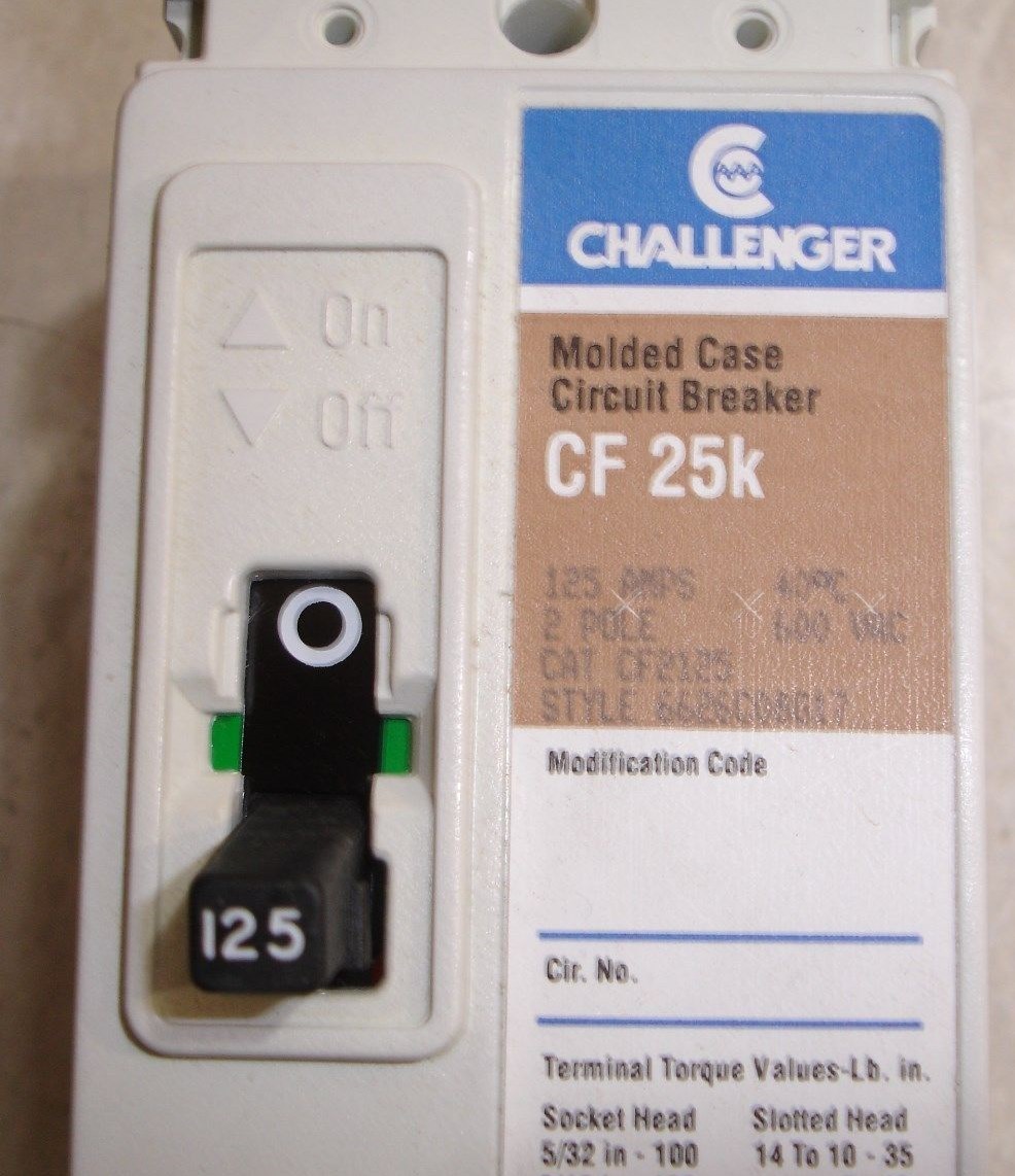 Challenger CF2125 CF 25k Circuit Breaker for sale online | eBay