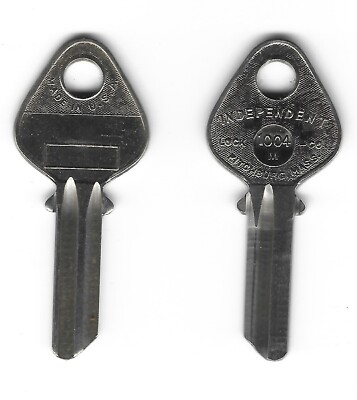 Vintage Independent 1004M Lockwood uncut key blank Old Ilco # 1154F | eBay