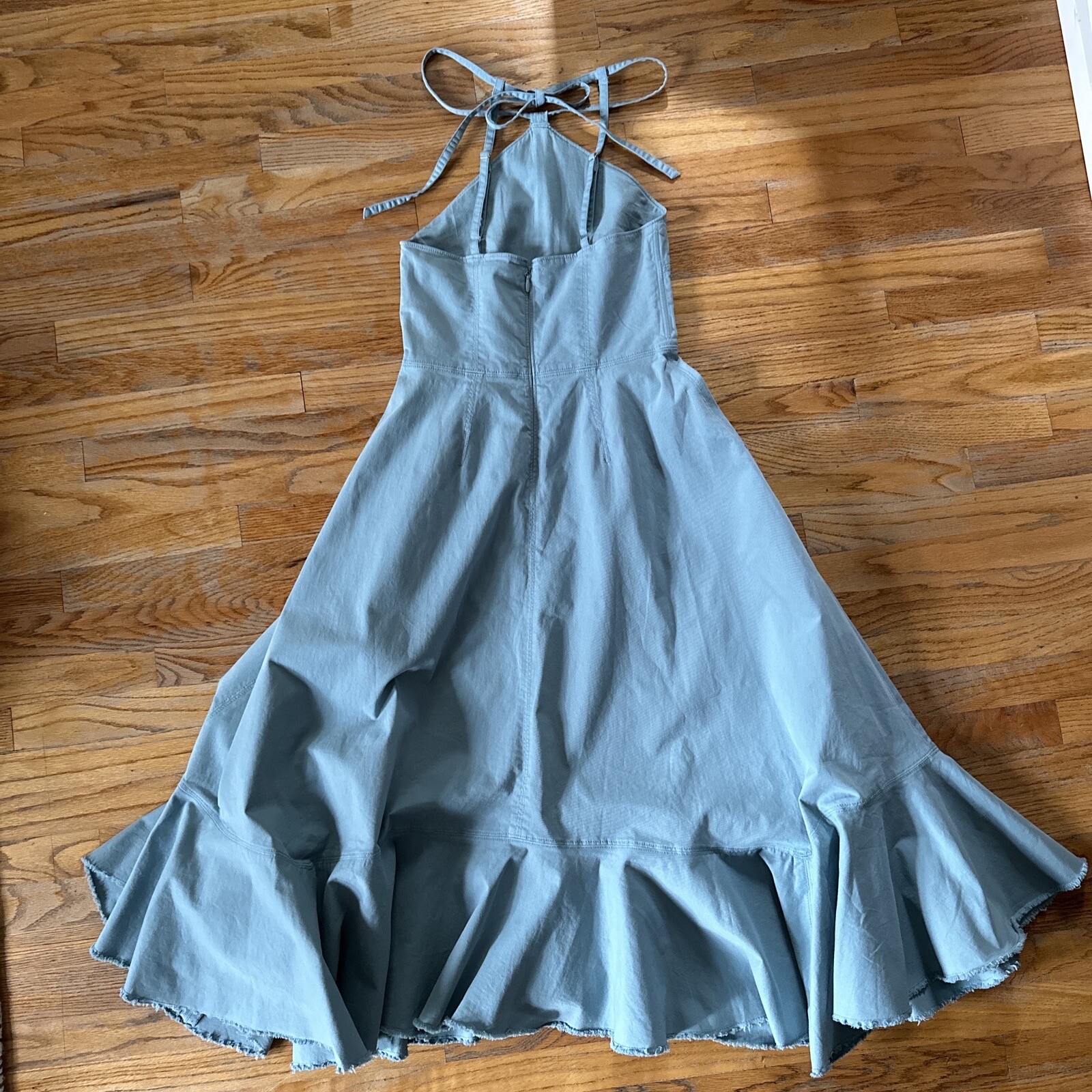 Cinq à Sept Audrey Halter Dress Ocean Dew Blue Size 0 NWT New | eBay