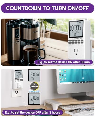 Outlet Timer Multifunctional Programmable Timer With Countdown And 7day ...