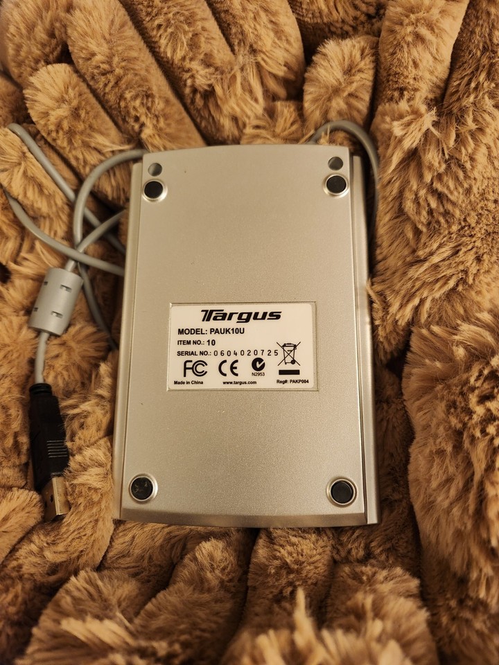 Targus PAUK10C Wired Number Pad 40980059568 | eBay