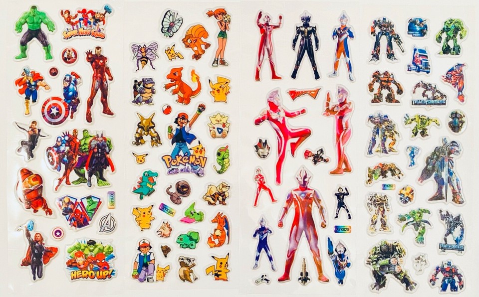 1079+ Stickers For Kids Laptop Decal Sticker Lot STICKER COLLECTION ...