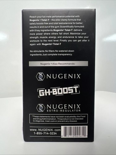 Nugenix Total-T Testosterone Booster - 90 Capsules for sale online | eBay