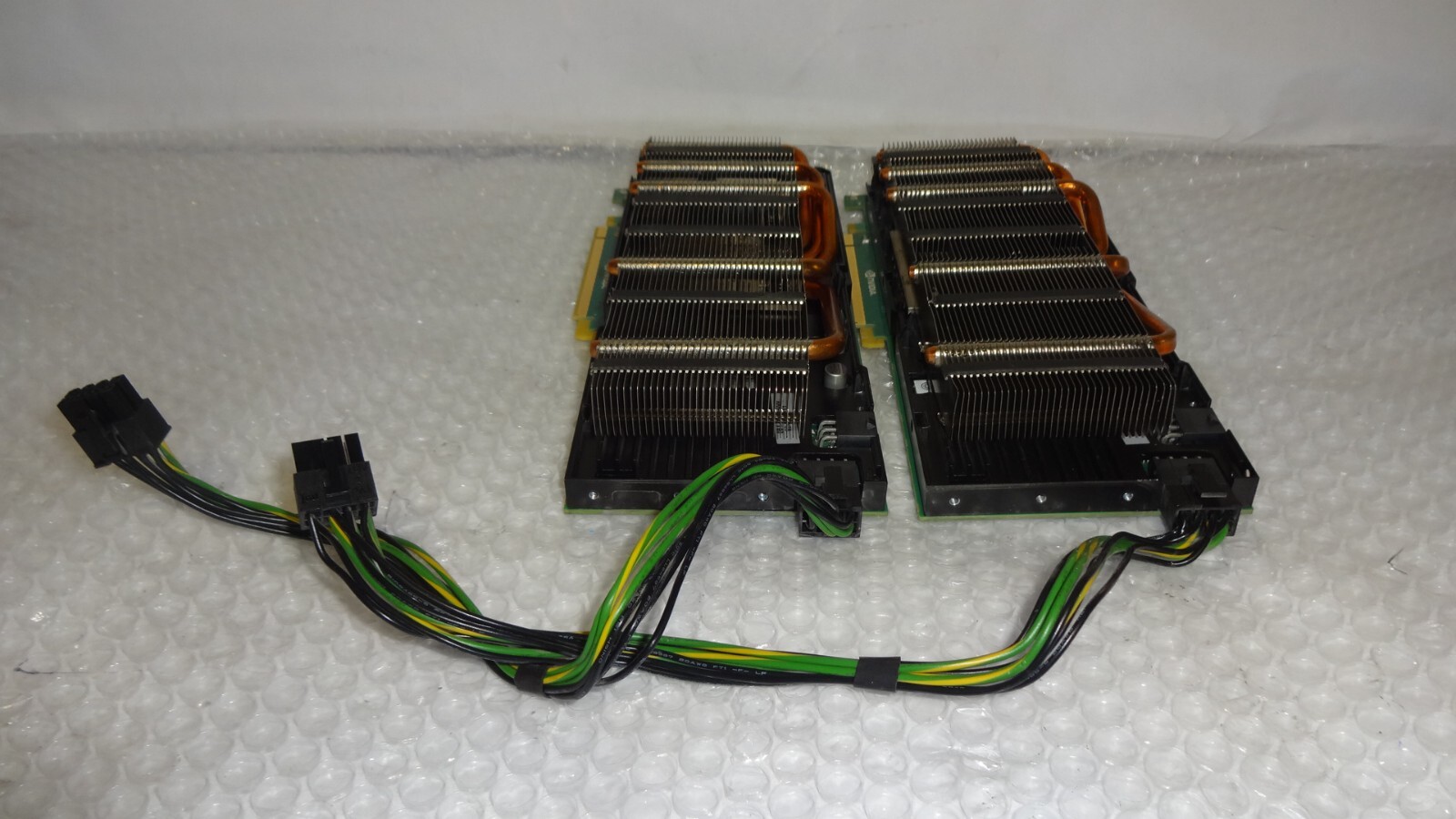 LOT OF 2 NVIDIA TESLA M2090 6GB GDDR5 PCIe GPU GRAPHICS ACCELERATOR ...