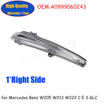 Right Side Mirror Turn Singal Light For Benz W205 W213 W222 C E S GLC ...