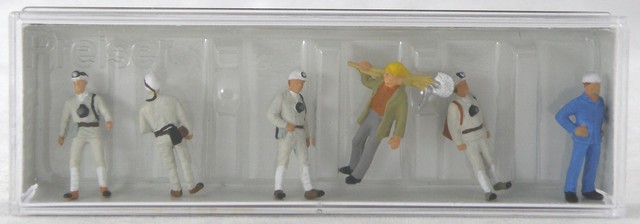 Preiser HO-Scale Mine Workers Six-Figure Set for sale online | eBay