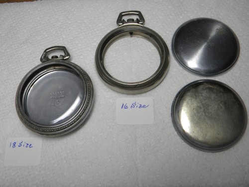 Mostly Keystone 18S and 16S Partial Pocket Watch Cases & Two Keystone ...