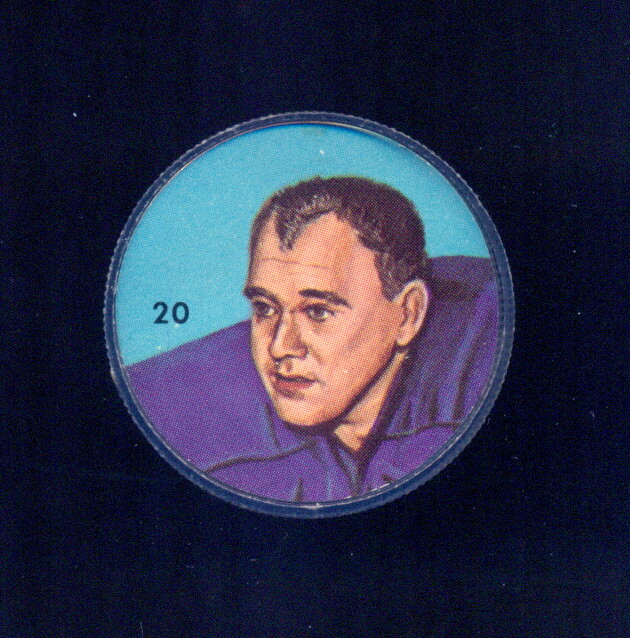 1963 CFL NALLEY'S POTATO FOOTBALL SP COIN #20 Ken Beck EX-NM Toronto ...