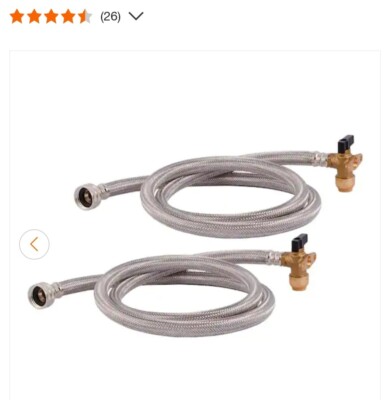 SharkBite 1/2 in. Push-to-Connect x 3/4 in. FHT Washing Machine ...