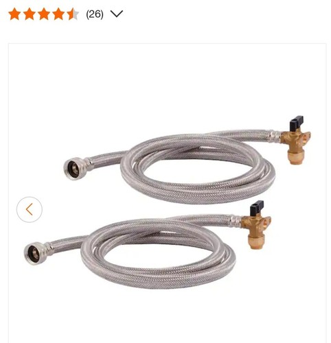 SharkBite 1/2 in. Push-to-Connect x 3/4 in. FHT Washing Machine ...