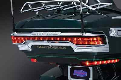 Kuryakyn 6910 Rear Tour-Pak Light Tri-Line Chrome Accent Harley Touring ...