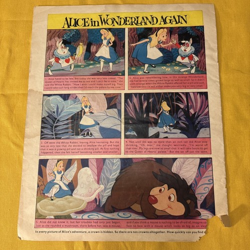 Vintage Disney Ephemera 6 Pages From Disneyland Magazine 1970’s | eBay