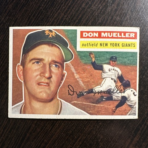1956 TOPPS #251 DON MUELLER NEW YORK GIANTS EX *Hot Corner Vintage* | eBay