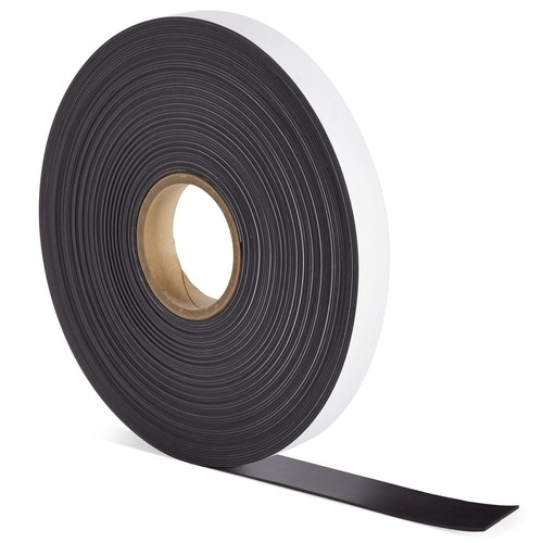 Magnet Tape Roll - 1 in x 100 ft - Strong Magnetic Strip Roll with ...