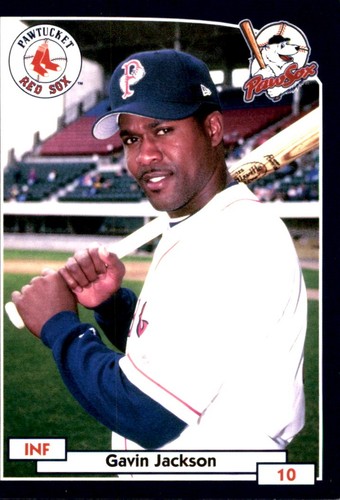 Gavin Jackson 2000 Blueline Q-Cards Pawtucket Red Sox #14 RC ...