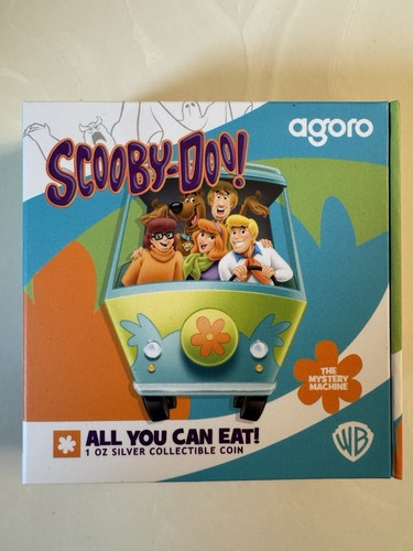 2024 Scooby-Doo All You Can Eat 1 oz Silver Coin By Agoro Mintage of 3000 | eBay
