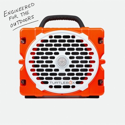 TurtleBox Grande Loud! Outdoor Portable Bluetooth 5.4 Waterproof Orange ...