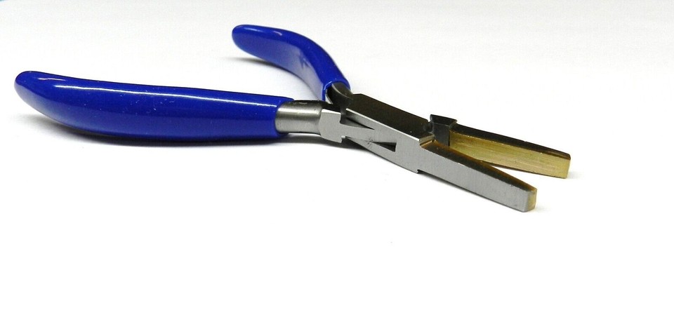 Brass Jaw Pliers Flat Nose Plier Brass Lined Jaws Forming Holding ...
