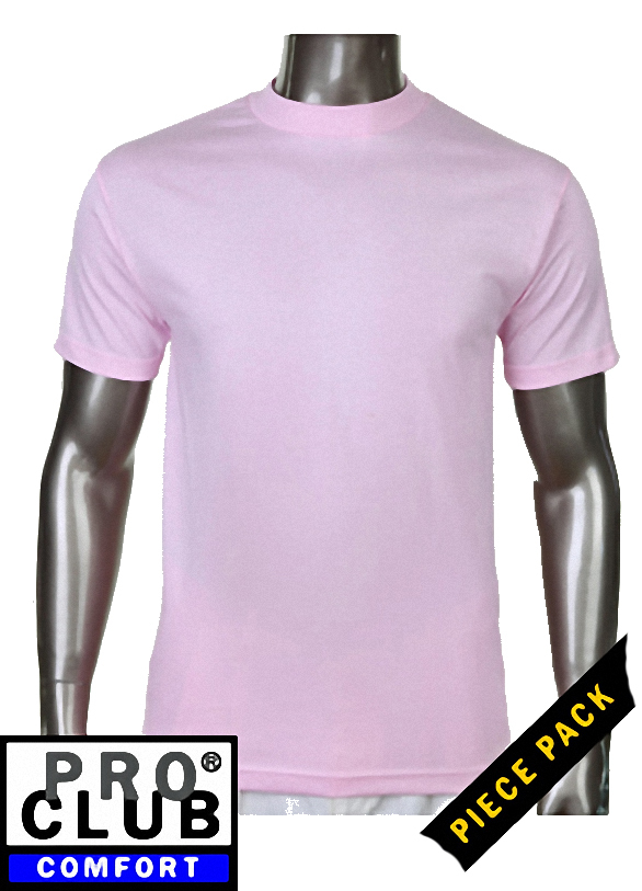 1 New ProClub S-3XL Comfort Weight T-Shirt Plain Tee Pro Club Color ...