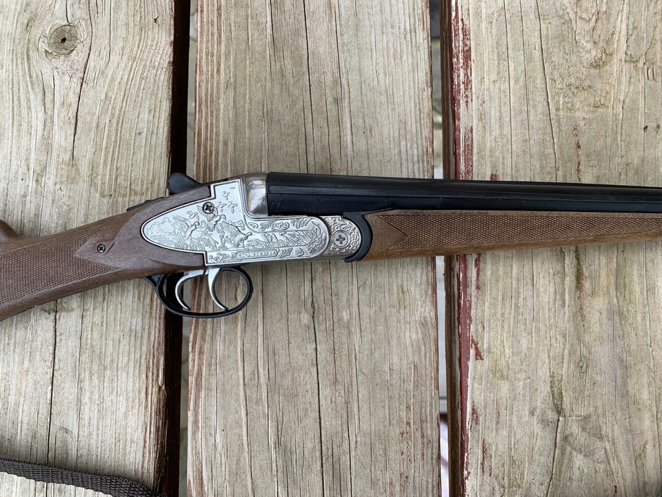 NEW Gonher Side by Side Style Shotgun 34" Long Diecast Cap Gun Rifle ...