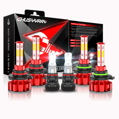 For Corvette C5 1997-2004 Combo 6X Front LED Headlight High Low Beam ...