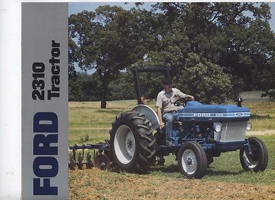 Vinatge FORD 2310 TRACTOR DEALER SALES BROCHURE 4 pages | eBay