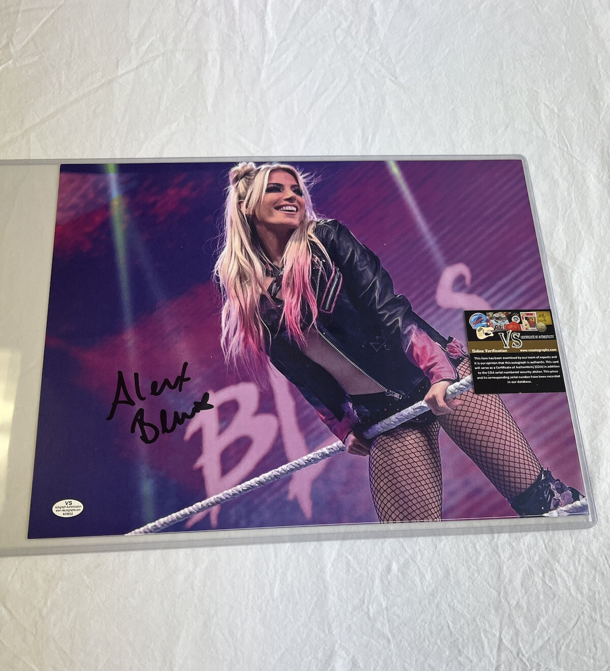 Alexa Bliss Rare Authentic Signed Autographed 14x11 WWE Exclusive Photo ...
