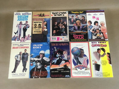 80's Screwball Comedy VHS Bulk Lot 10 Tapes | eBay