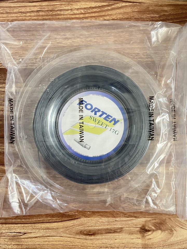 Forten SWEET 17G Tennis String - 200m/660ft Reel - Black or Gold | eBay