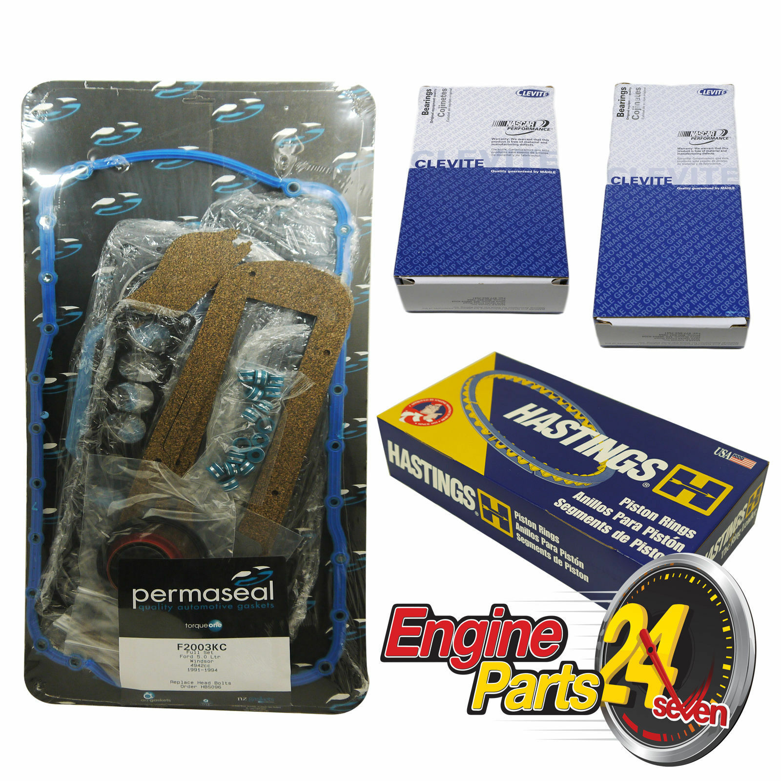 FORD FALCON 302 EFI 5.0L WINDSOR REBUILD KIT EB ED EF STD BORE GREAT ...
