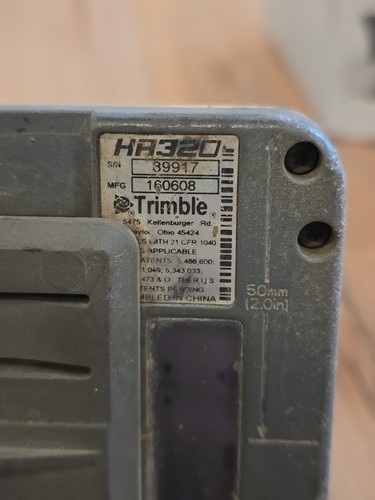 Trimble Spectra Precision HR320 Receiver Detector Bracket Screen Damage ...