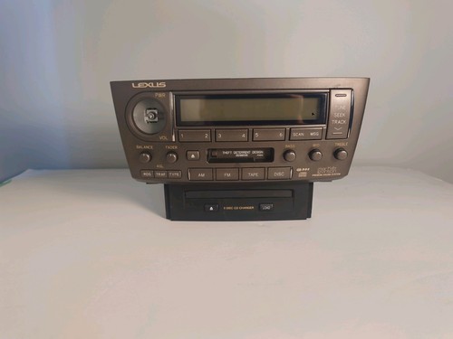 2001-06 Lexus LS430 CD Cassette Player Radio Receiver 86120-50660 MARK ...