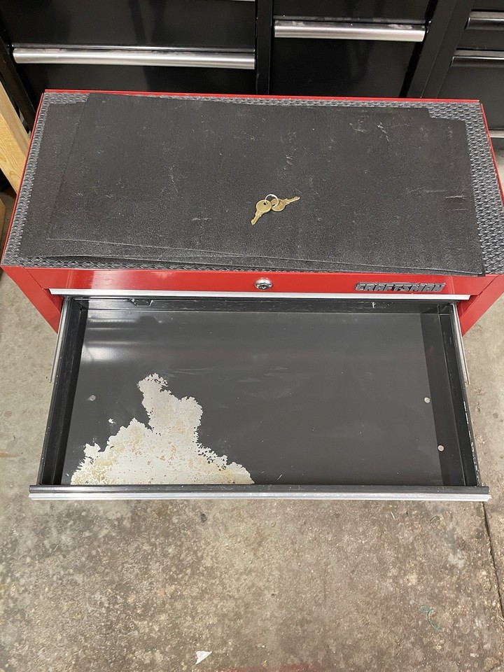 Craftsman 4 Drawer Intermediate Chest Middle Tool Box USA With Keys | eBay