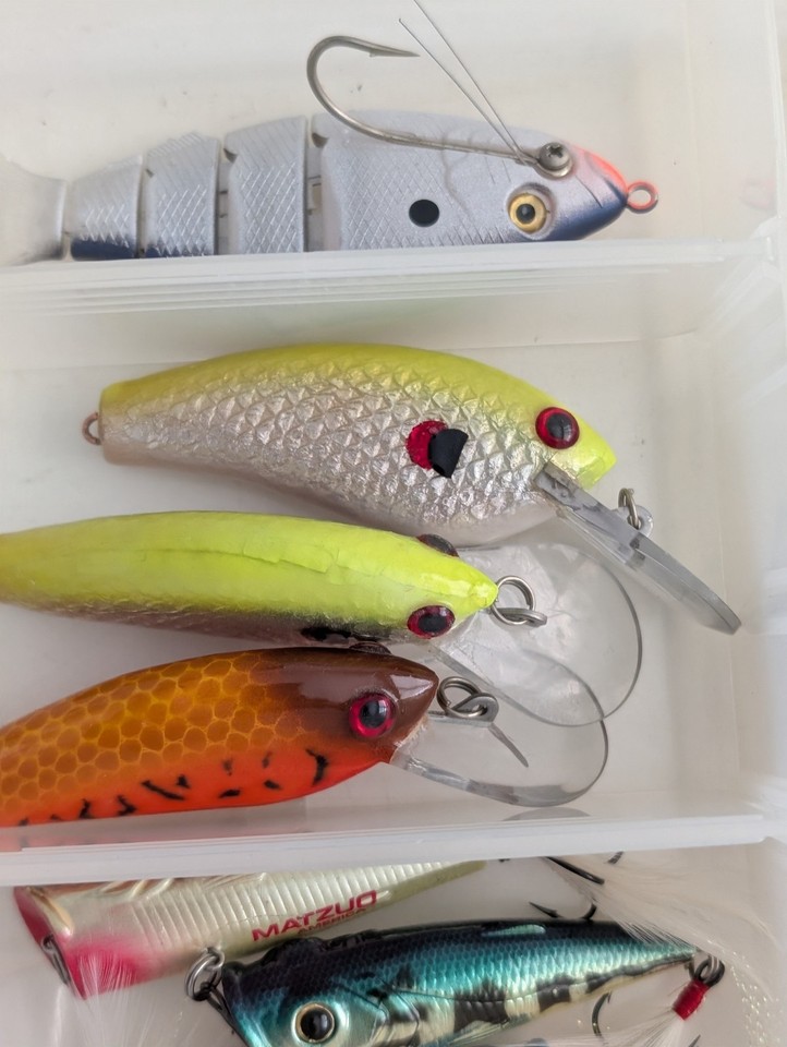 Plano 3750 Tacklebox Full of Bass Fishing Tackle with Crankbaits ...