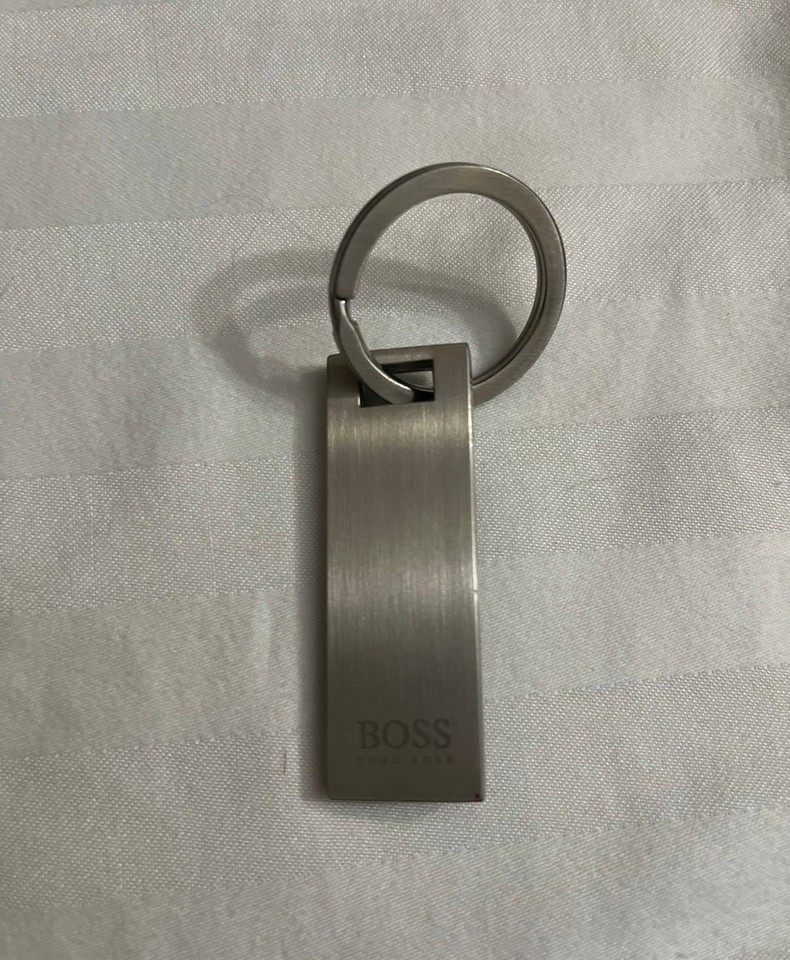 BOSS HUGO Keychain / Keyring Color Silver Metal | eBay