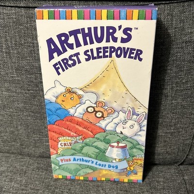 Arthur’s First Sleepover VHS Tape 1998 Plus Lost Dog Cartoon Vintage ...