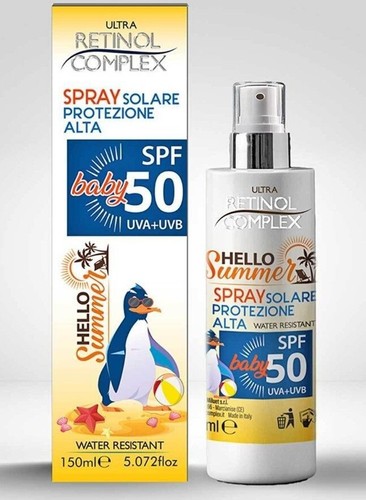 Spray Solaire Enfant SPF50+ UVA+UVB Hello Summer Résistant À L'Eau 150ml | eBay
