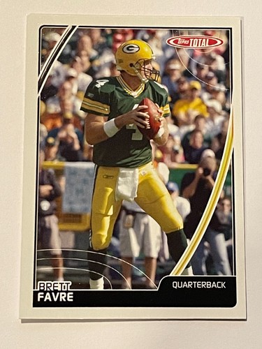 2007 Topps Total Football Team Checklists - Brett Favre - Green Bay ...