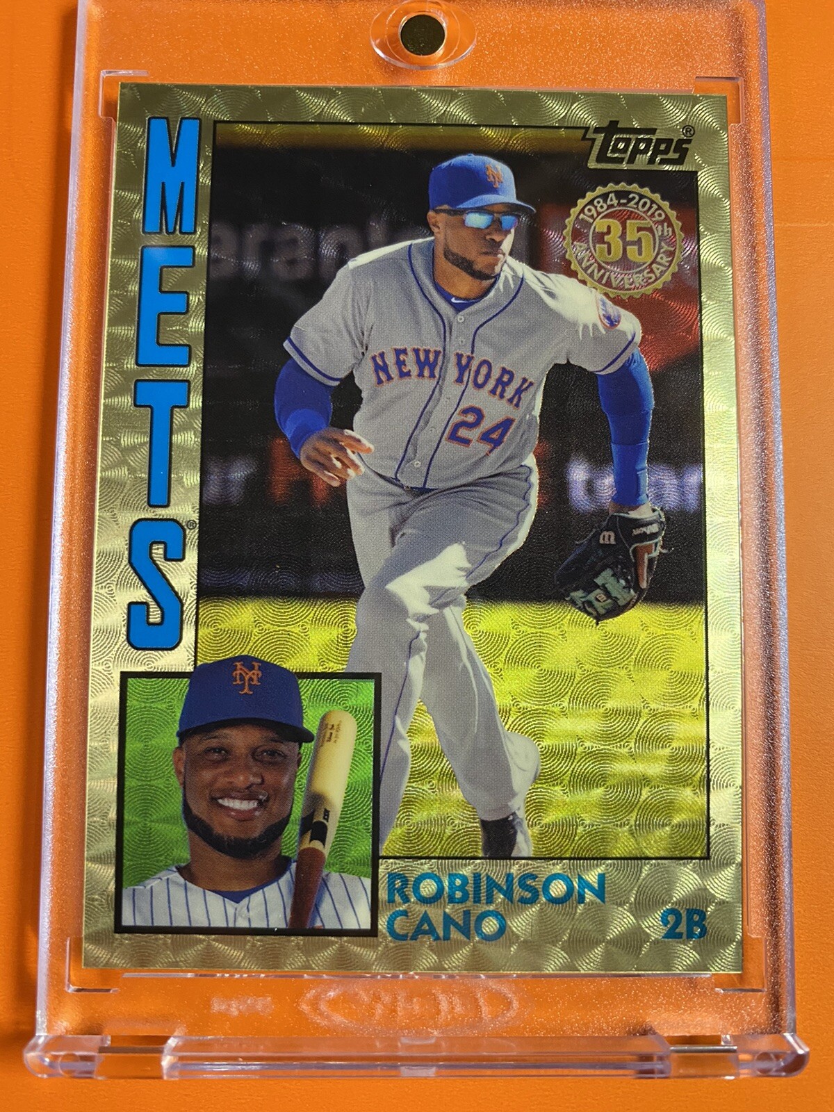 2019 Topps Chrome Superfractor 1984 35th Anniversary Robinson Cano Mets ...