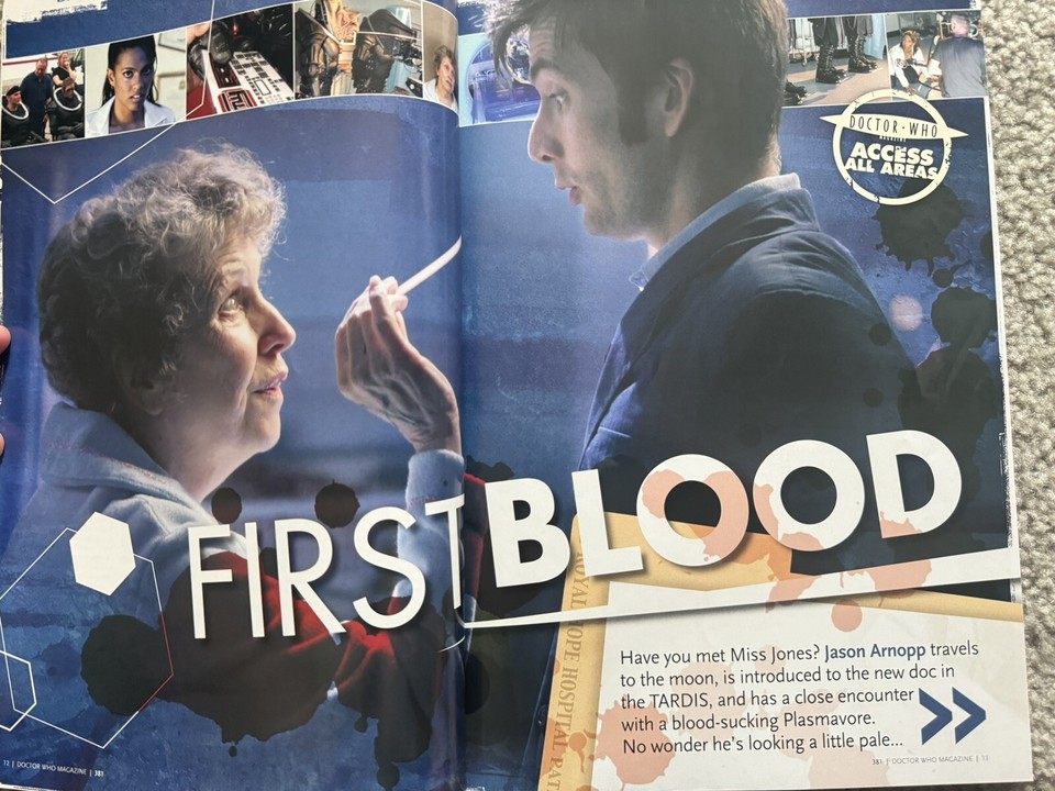 Doctor Who Magazine #381 - Freema Agyeman, David Tennant - May 2007 | eBay