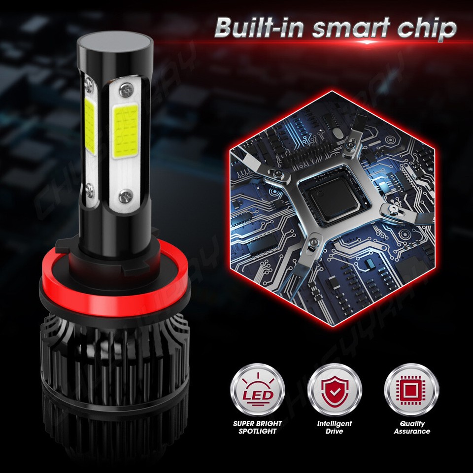 For Chevy Silverado 1500 Crew Cab Pickup 5.3L 2007-2015 LED Headlights ...