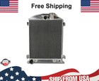 22" 3ROWS Cooling Aluminum Radiator For 1933 Ford Model A V8 engine ...