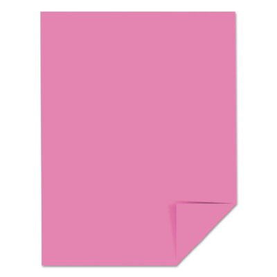 Astrobrights Cover Paper 65 lbs 8.5" x 11" Pulsar Pink Bright Pink ...