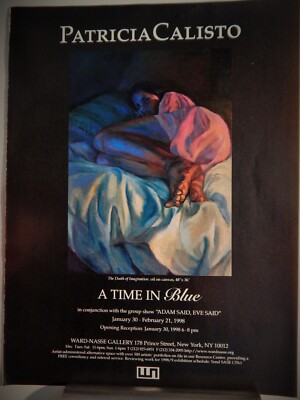 PATRICIA CALISTO ART PIECE VTG ORIG 1998-2 ADVERTISEMENT | eBay
